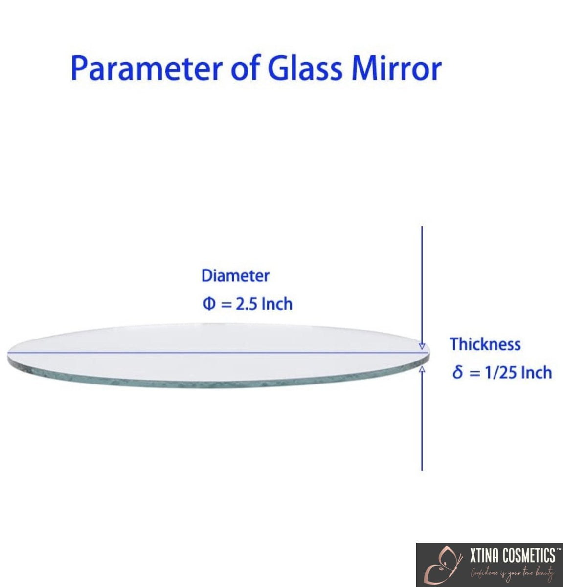 Mini Mirror – Xtina Cosmetics